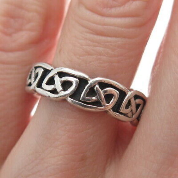 Jewelry | Peter Stone 925 Sterling Silver Vintage Viking Celtic Knot ...